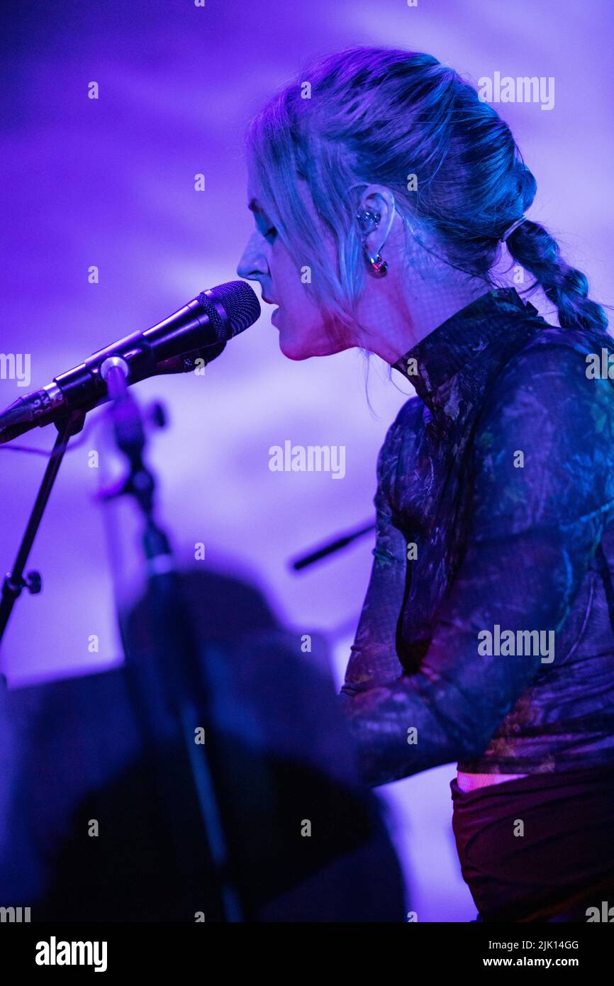 Milan Italy. 27 July 2022. The Danish singer-songwriter AGNES OBEL ...
