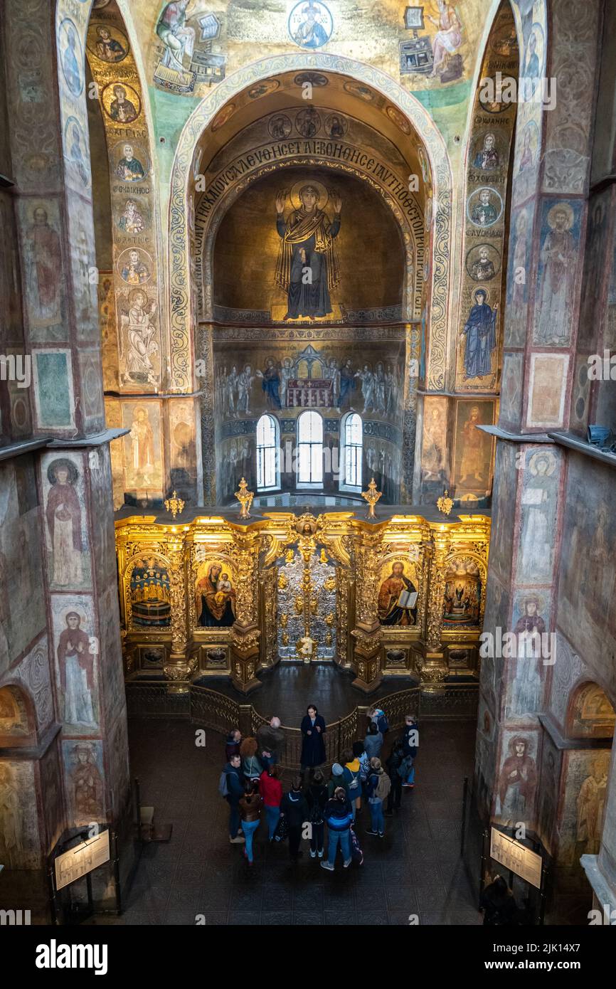 The interior of Saint Sophia Cathedral, UNESCO World Heritage Site ...
