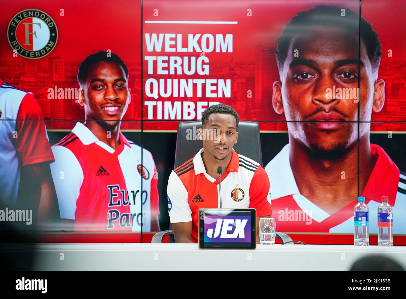 ROTTERDAM, NETHERLANDS - JULY 29: Quinten Timber of Feyenoord during a ...