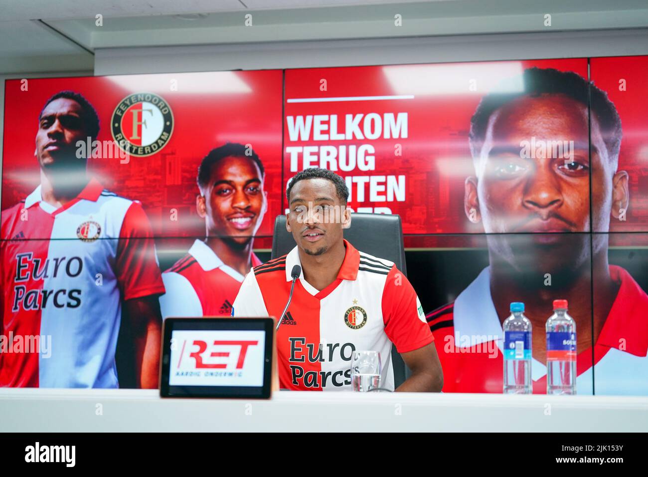 ROTTERDAM, NETHERLANDS - JULY 29: Quinten Timber of Feyenoord during a ...
