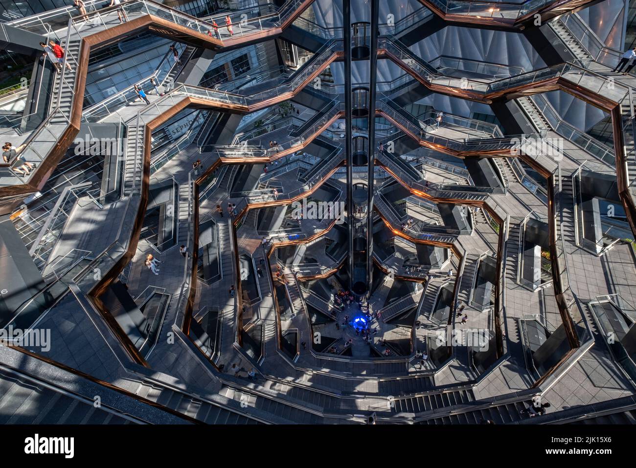 Person Looking Down From A Building