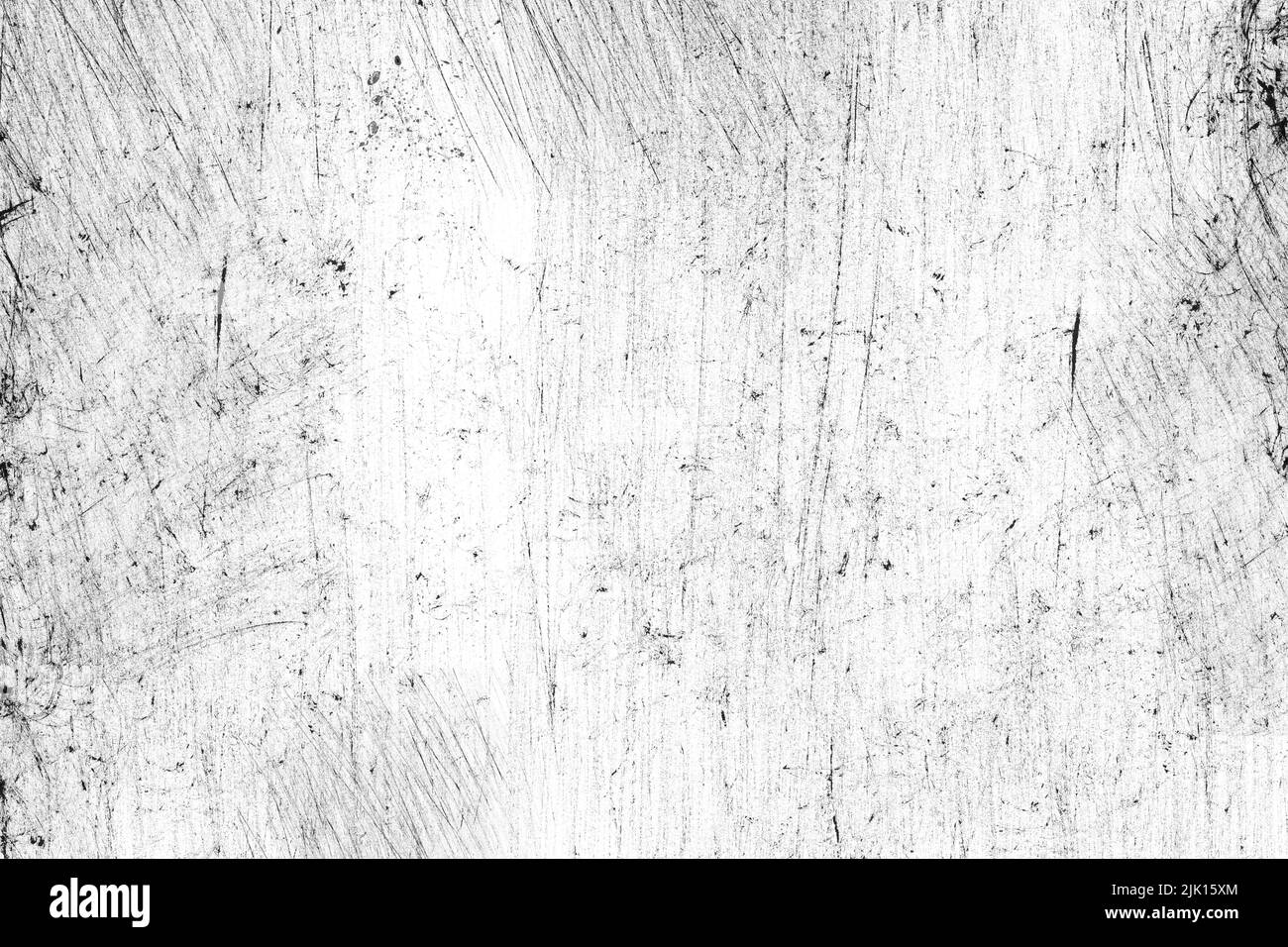 Background, texture of scratches and strokes in black and white colors ...