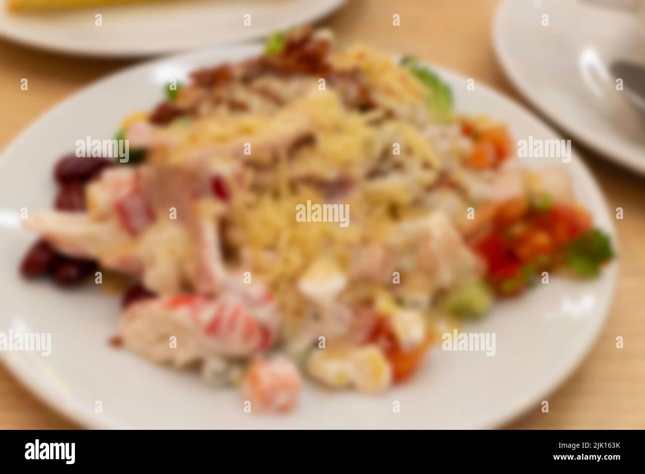 Restaurant menu dish of food cooking recipe, stock footage Stock Photo ...
