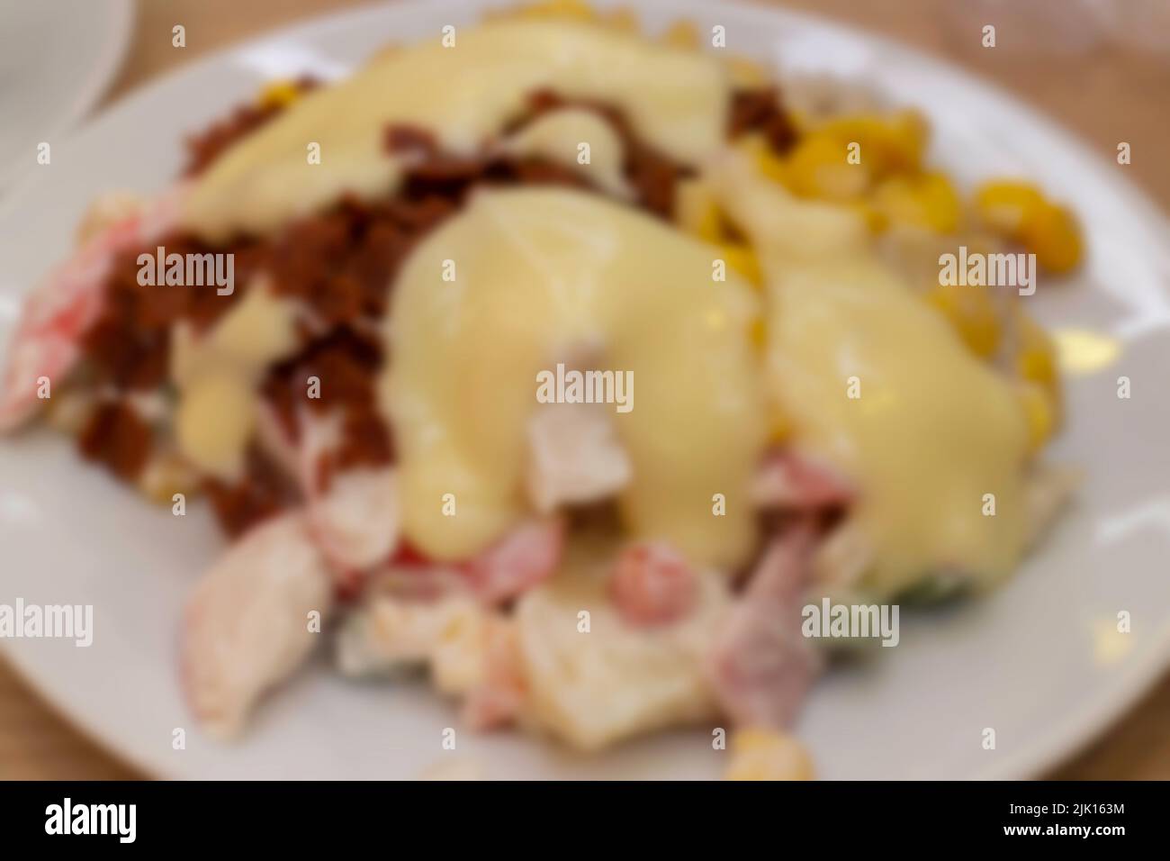 Restaurant menu dish of food cooking recipe, stock footage Stock Photo ...