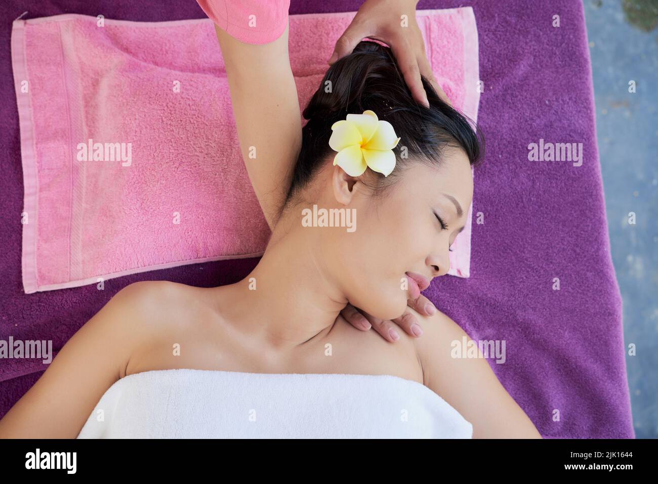 Asian beautiful woman relaxing in hi-res stock photography and images - Alamy