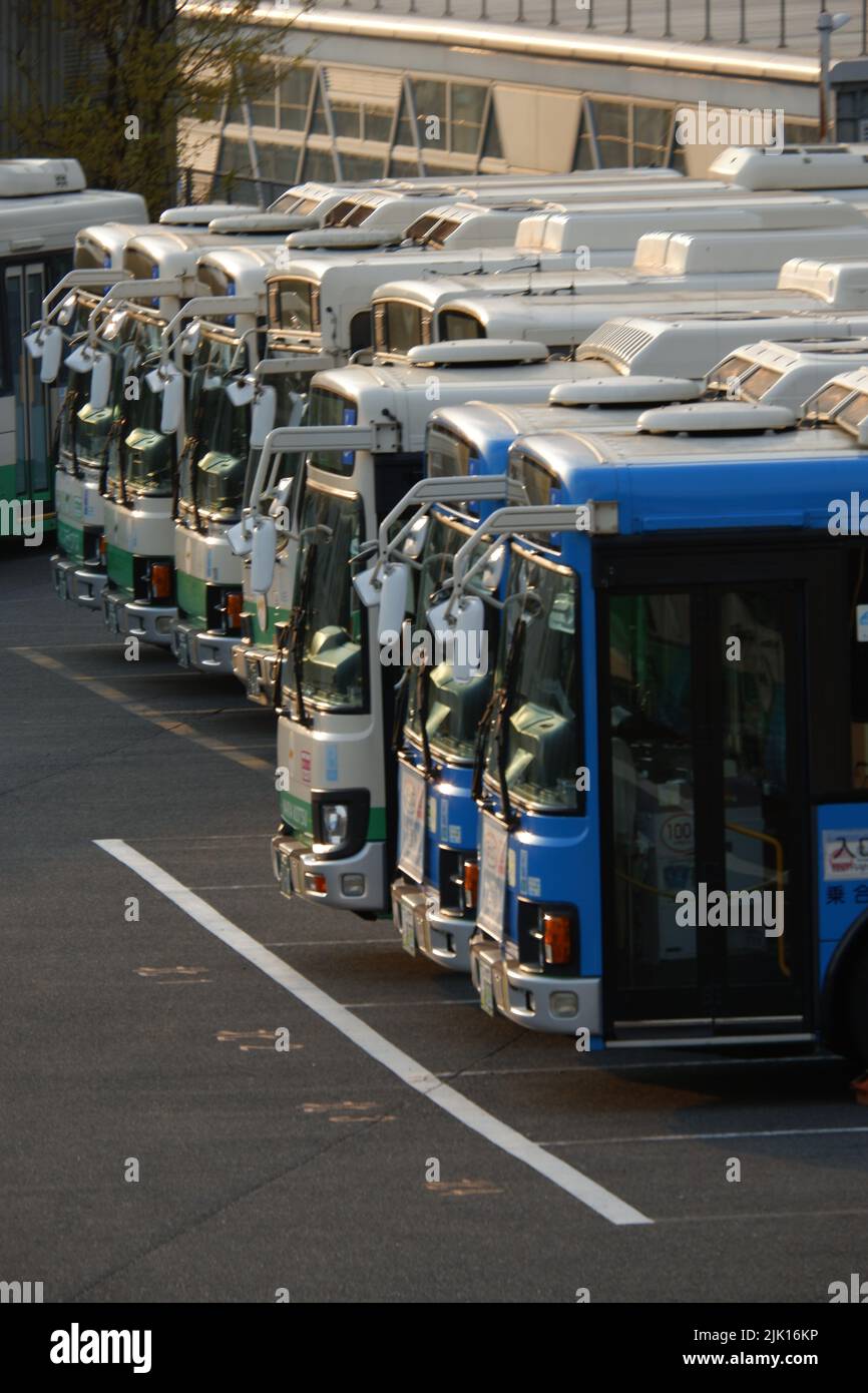 Buses in japan hi-res stock photography and images - Alamy