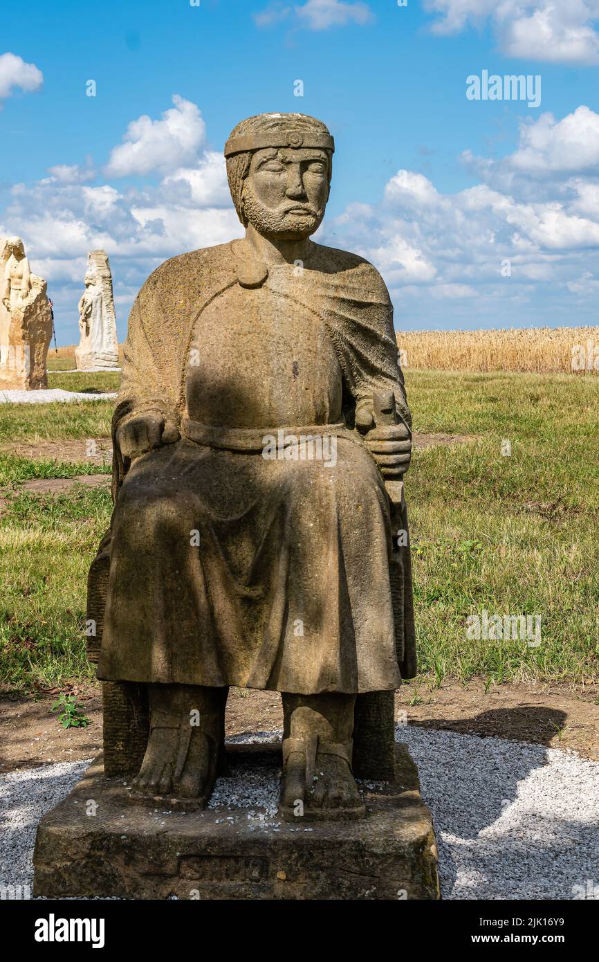 The mythical hill of Naklo near Ratiskovice. A famous commander from ...