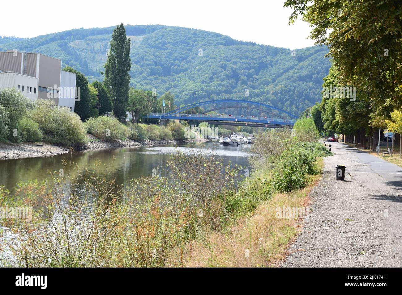 industrial site at the Lahn Stock Photo - Alamy