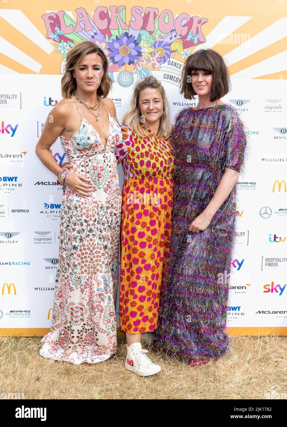 READING, BERKSHIRE, UK. 25 July 2022: Natalie Pinkham, Jody Flack and ...