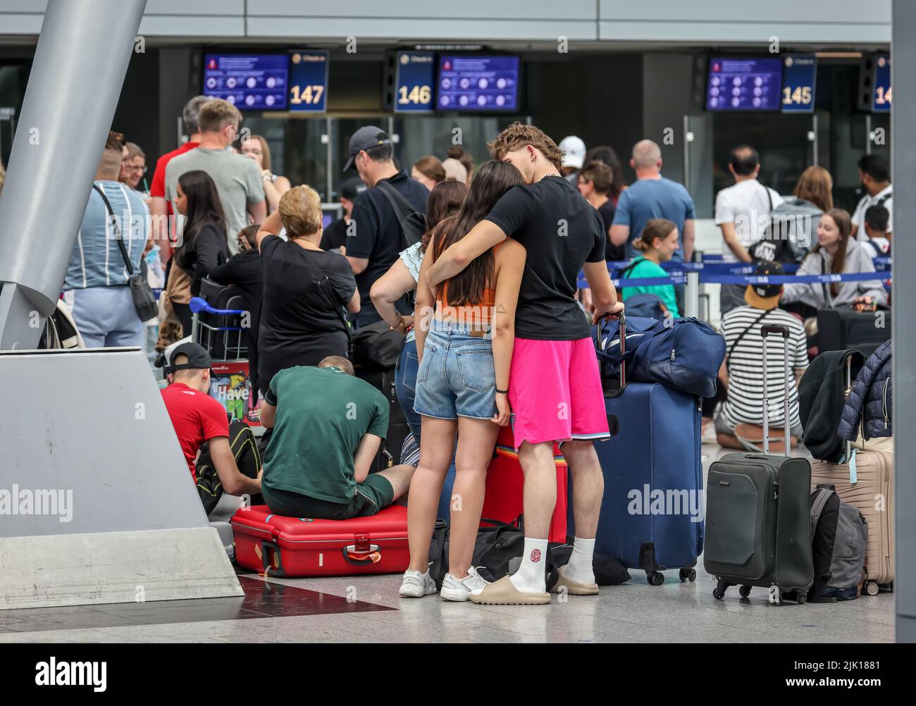 Duesseldorf, North Rhine-Westphalia, Germany - Duesseldorf airport ...