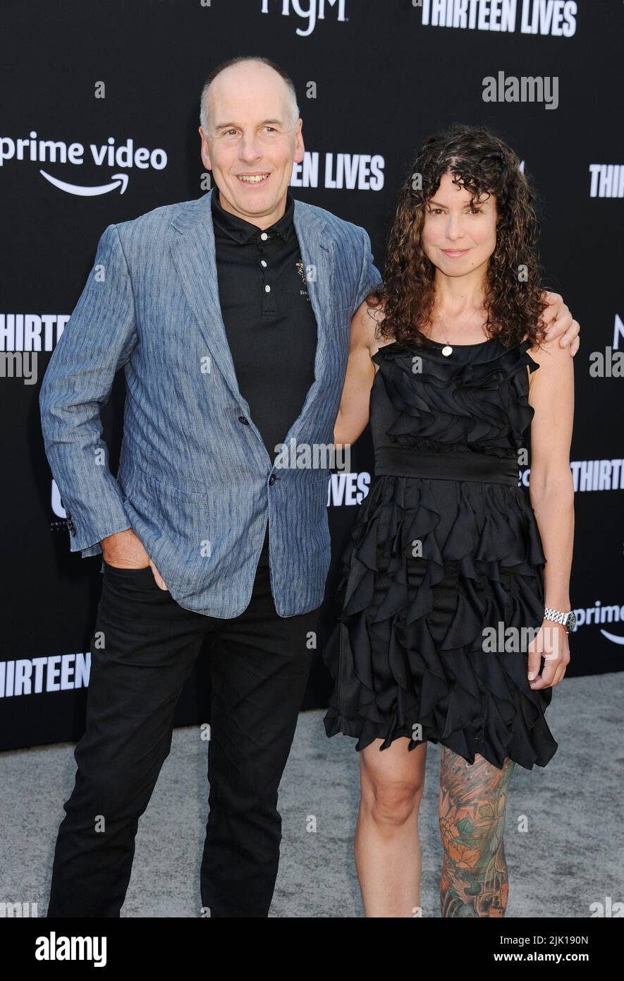 LOS ANGELES, CA - JULY 28: (L-R) Rick Stanton and guest attend the premiere of Prime Video's ...