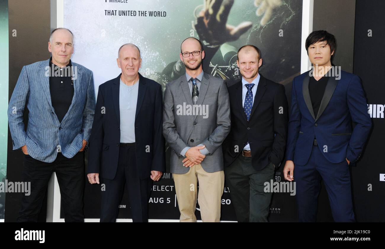 LOS ANGELES, CA - JULY 28: (L-R) Rick Stanton, Vernon Unsworth, Josh ...