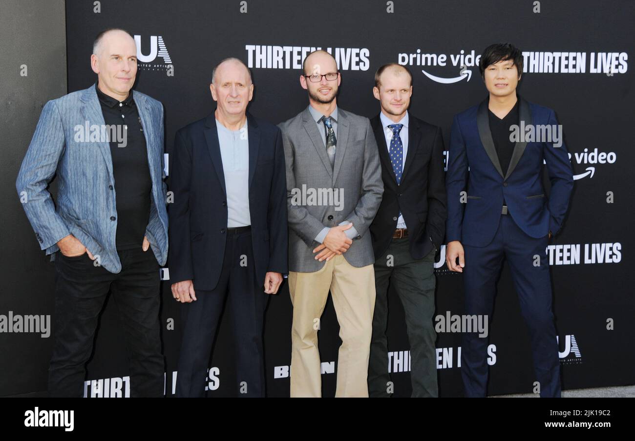 LOS ANGELES, CA - JULY 28: (L-R) Rick Stanton, Vernon Unsworth, Josh ...