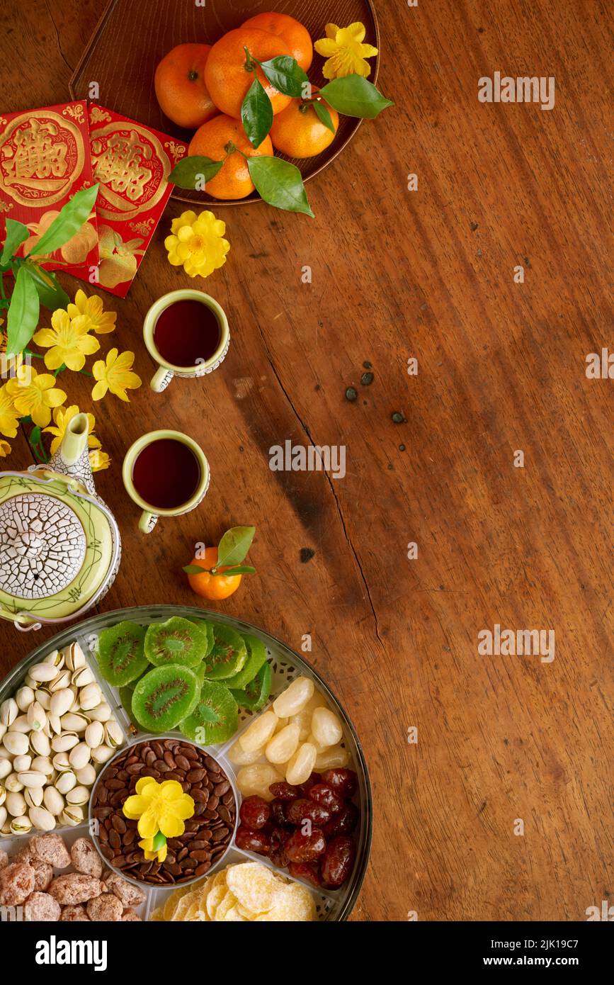 Tet tea table hi-res stock photography and images - Alamy