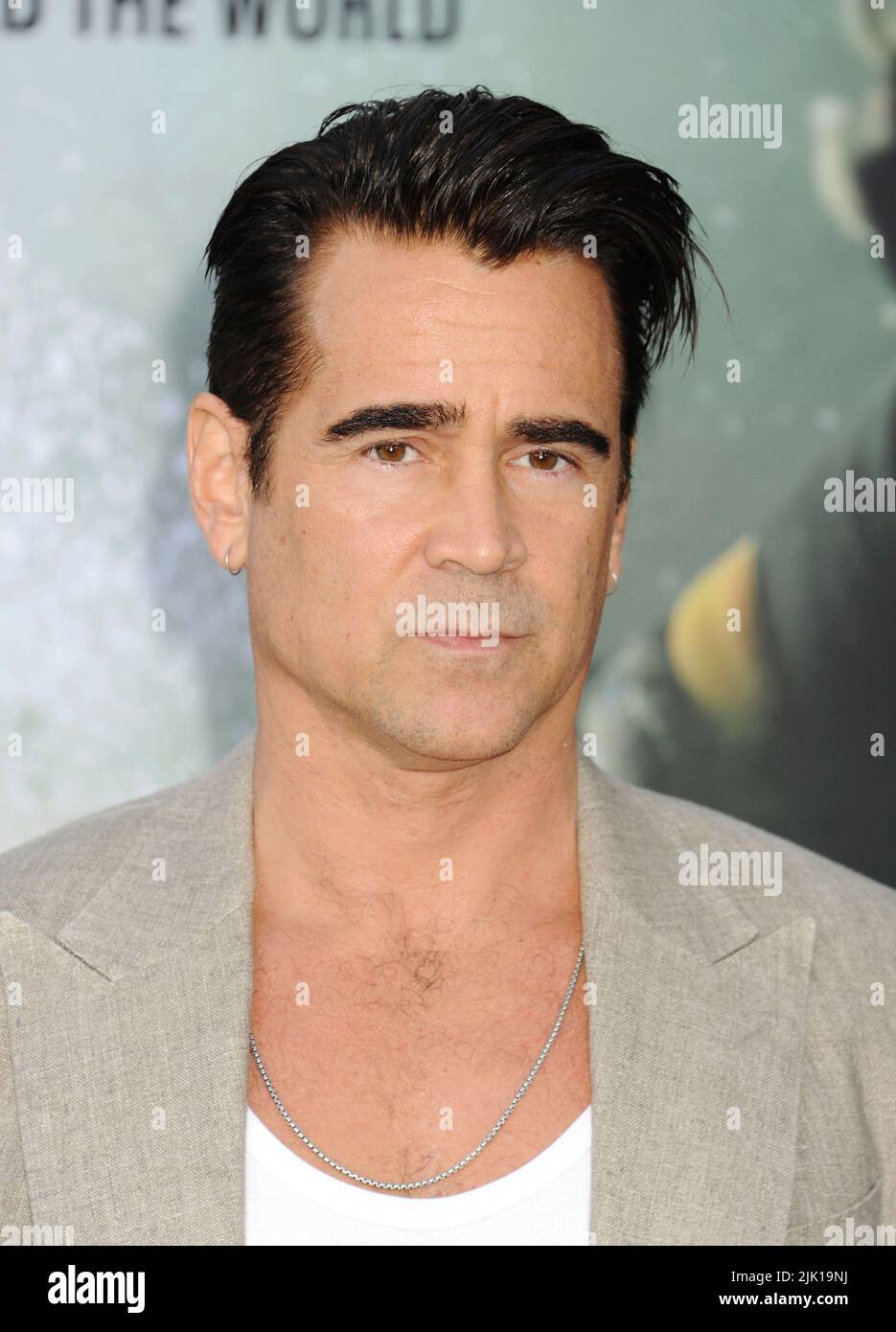 LOS ANGELES, CA - JULY 28: Colin Farrell attends the premiere of Prime ...