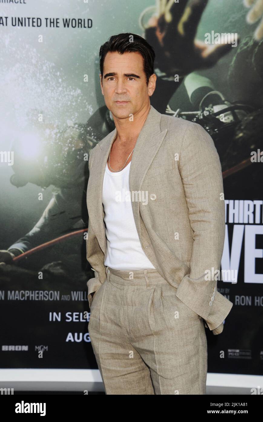 LOS ANGELES, CA - JULY 28: Colin Farrell attends the premiere of Prime ...