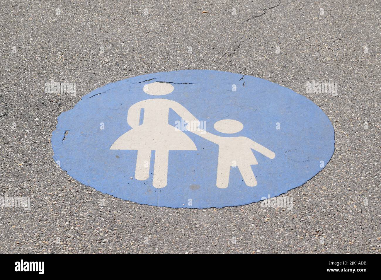 pedestrian lane sign Stock Photo - Alamy