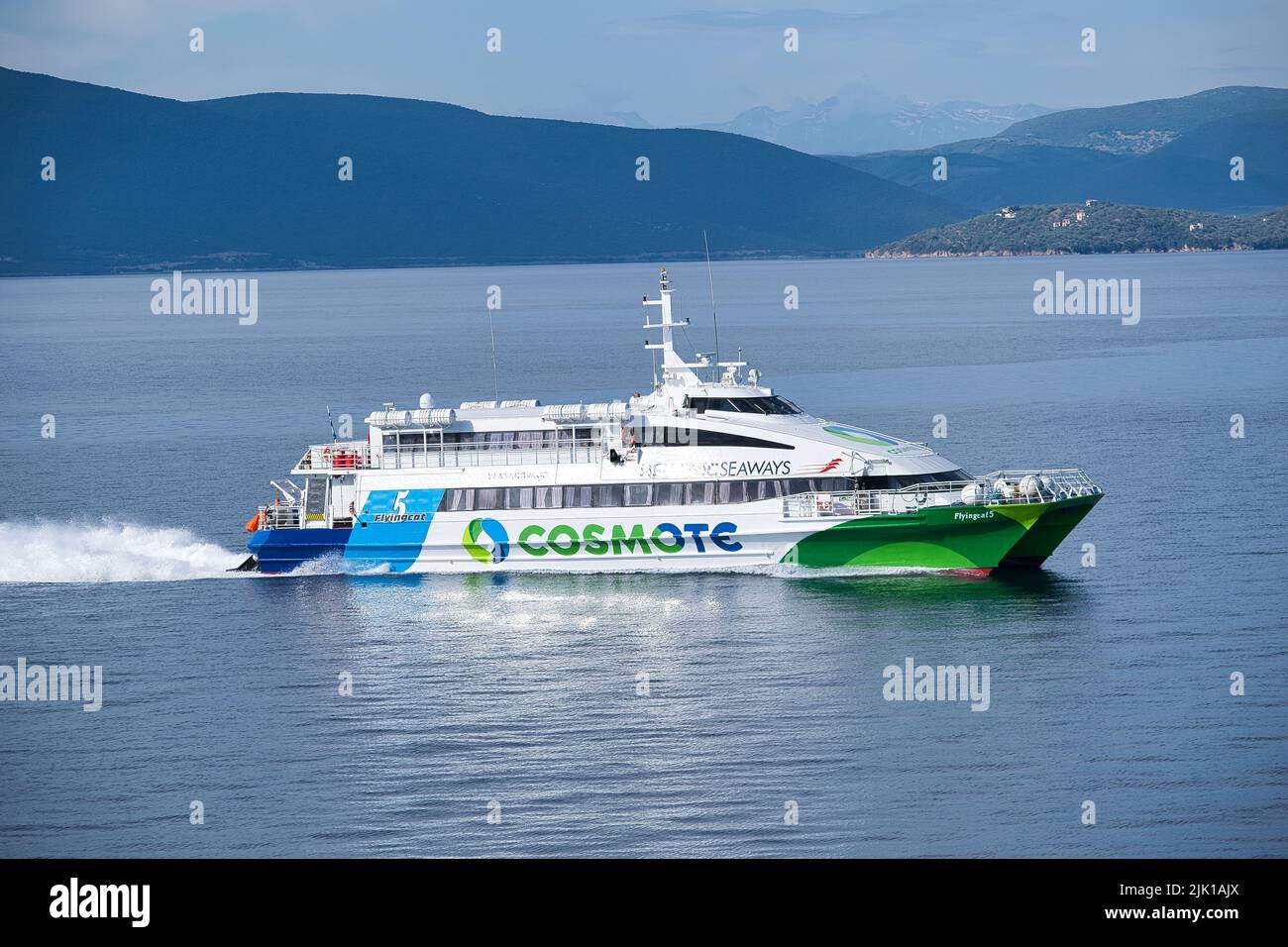 Flyingcat 5 is a high-speed ferry that transports passengers to all the ...