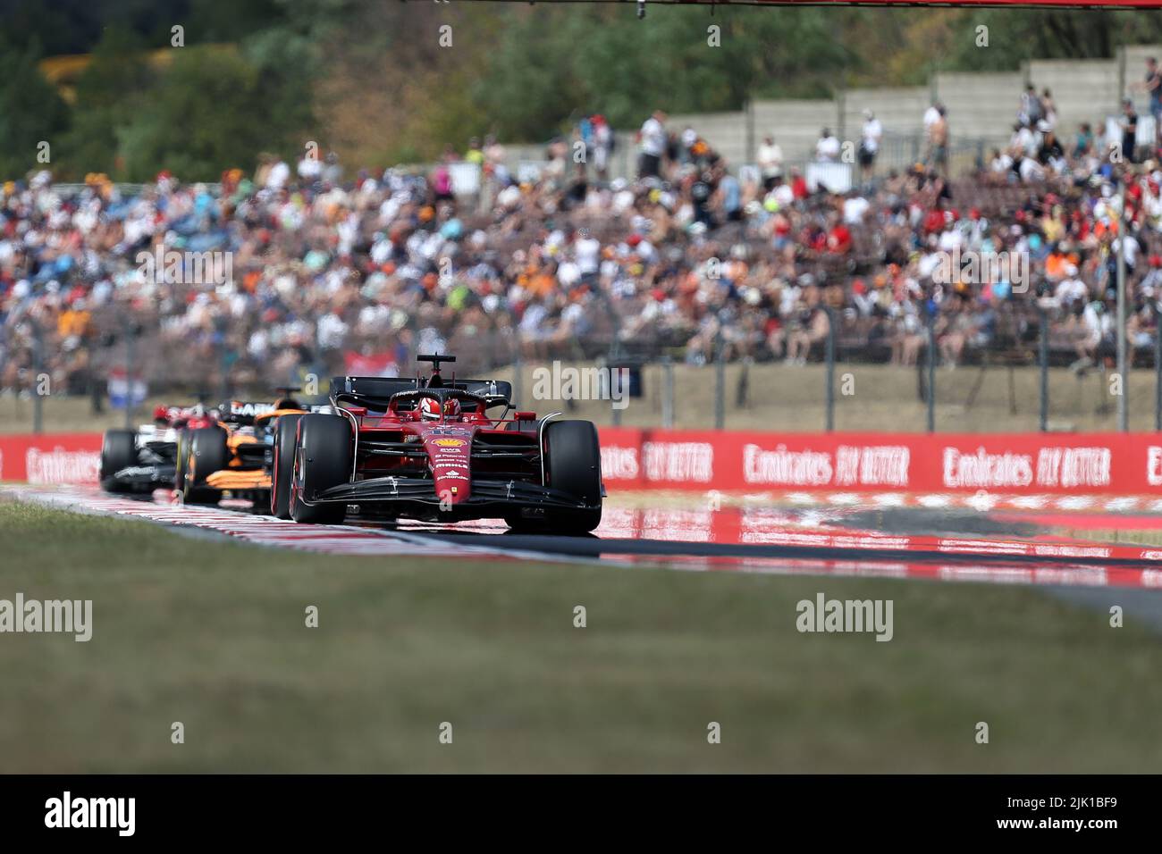 Charles Leclerc of Scuderia Ferrari on track during free practice 1 ...