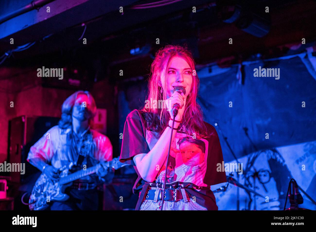 Hull, United Kingdom. 28th July, 2022. Candid Faces perform at The New Adelphi supporting The ...