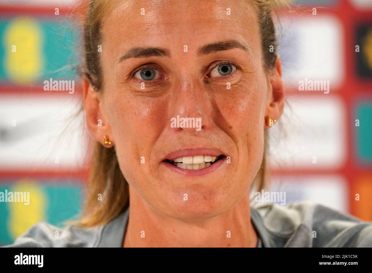 England's Jill Scott during a media day at The Lensbury, Teddington ...