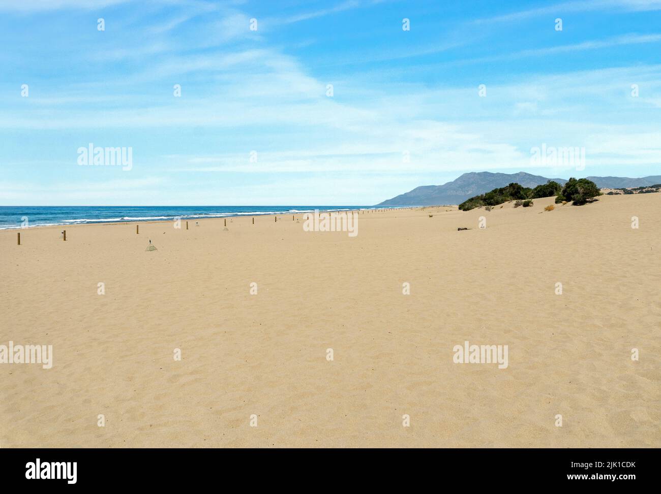 Wide angle photo of Patara beach in Antalya Stock Photo - Alamy
