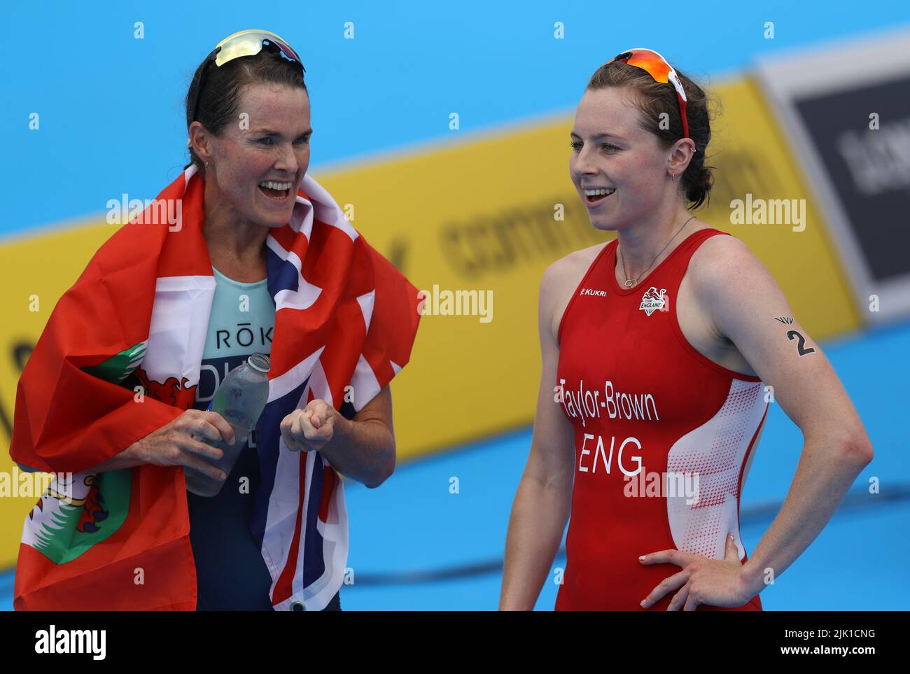 Sutton Coldifeld, UK. 29th July, 2022. Flora Duffy of Bermuda and ...