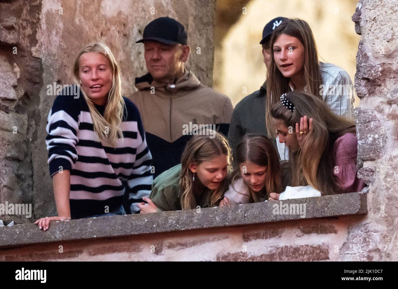 BORGHOLM 20220728 Prince Daniel, Mats Sundin, former Swedish ichhockey ... BORGHOLM 20220728 Prince Daniel, Mats Sundin, former Swedish ichhockey ...