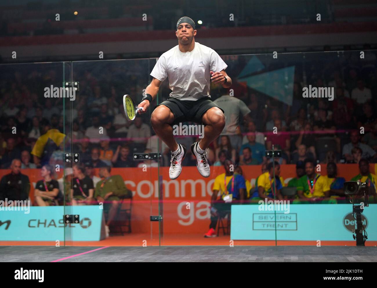 New Zealand's Temwa Chileshe warms up before playing Saint Vincent ...