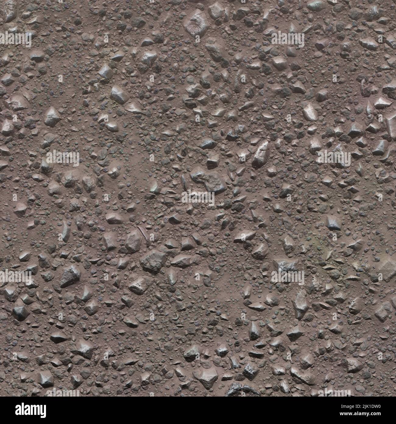 3D Realistic mud dirt ground with gravel rocks rendered texture ...