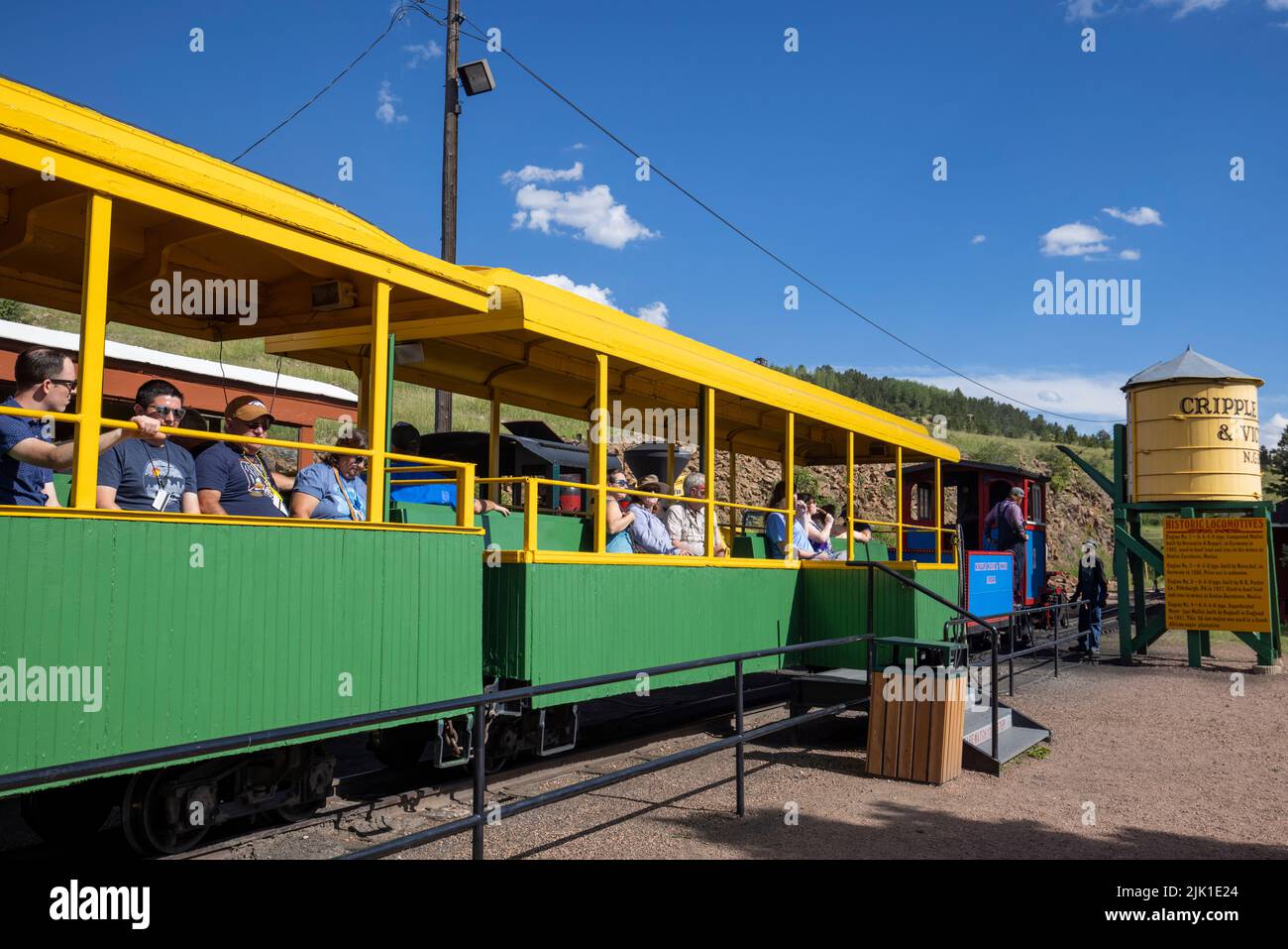 The Cripple Creek & Victor Narrow Gauge Railroad (CC&VNG RR) is a 2 ft narrow-gauge heritage ...