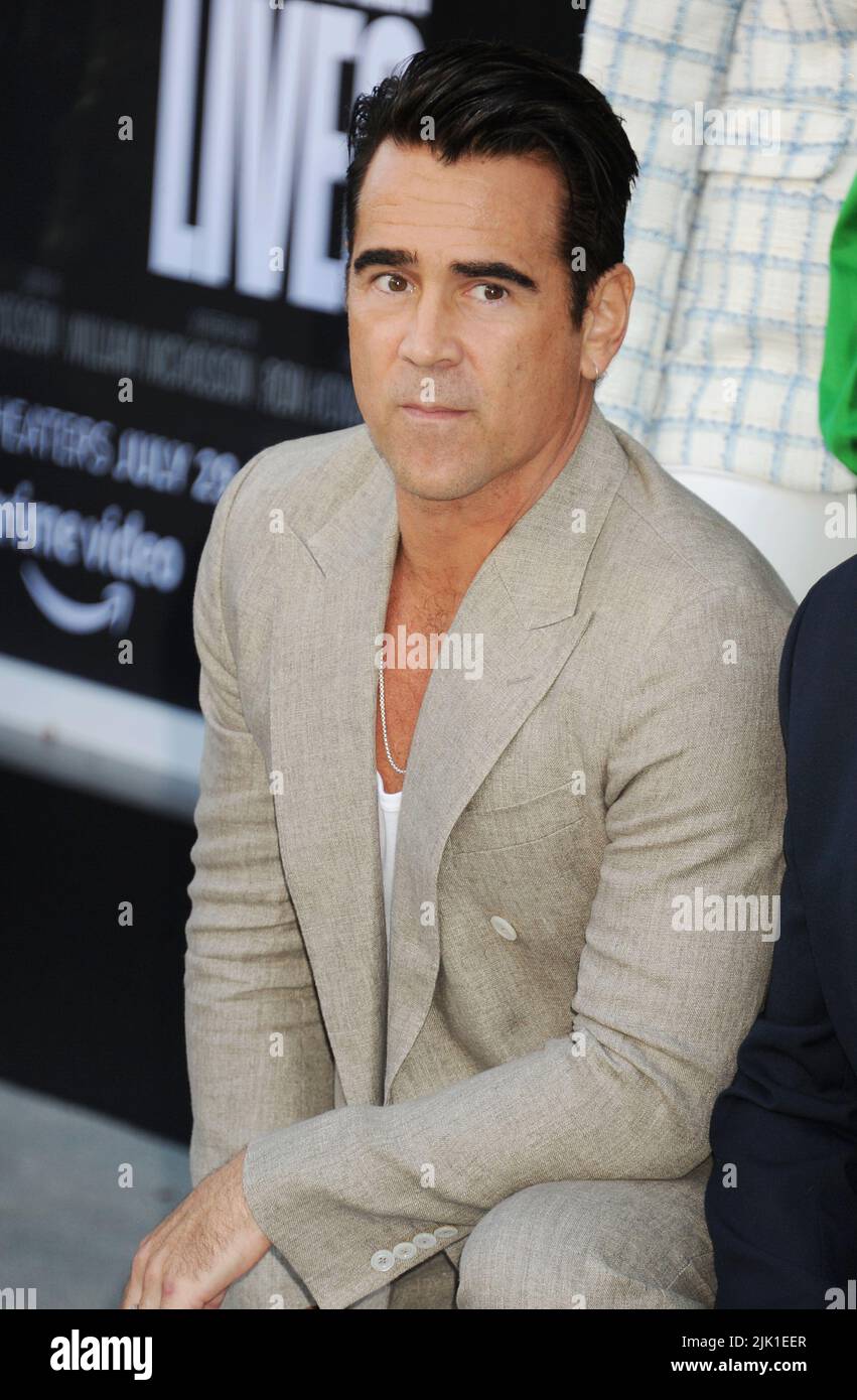 LOS ANGELES, CA - JULY 28: Colin Farrell attends the premiere of Prime ...