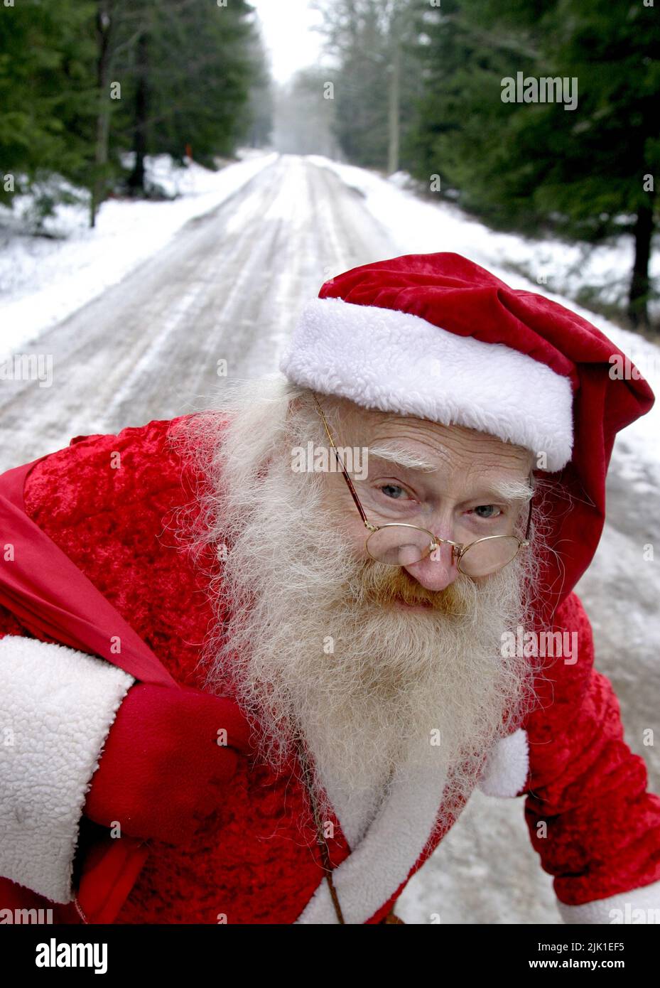 Now he's on his way, Santa Claus. The national Santa of Sweden and the ...