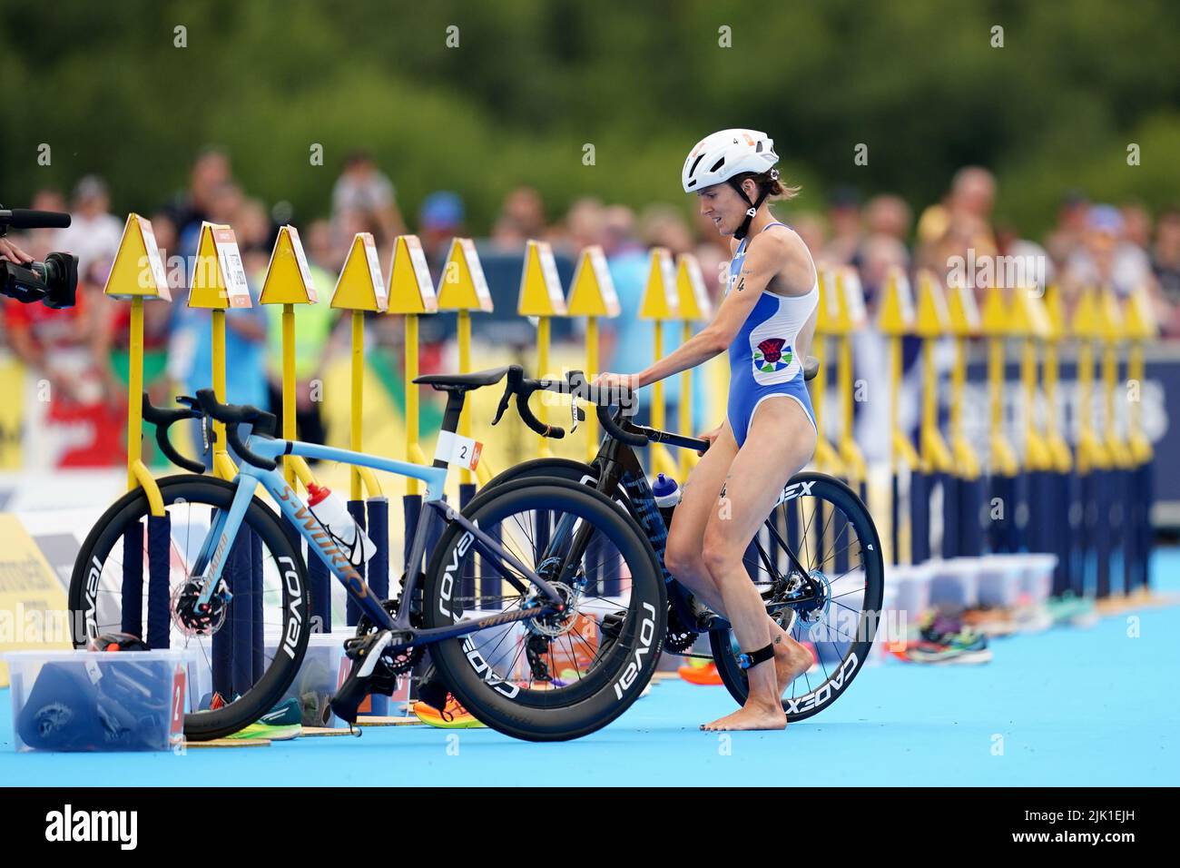 Scotland's Beth Potter seen in transition during the Women’s Individual ...