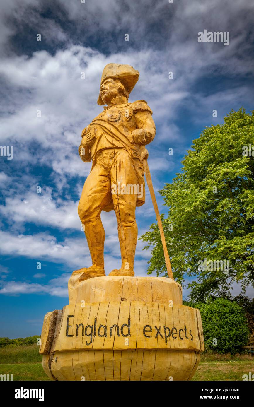 Nelsons birthplace carving hi-res stock photography and images - Alamy