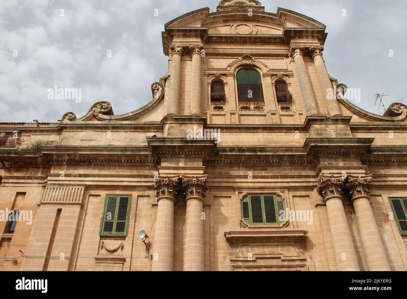 baroque church (Collegio di Maria Addolorata) in ragusa in sicily ...