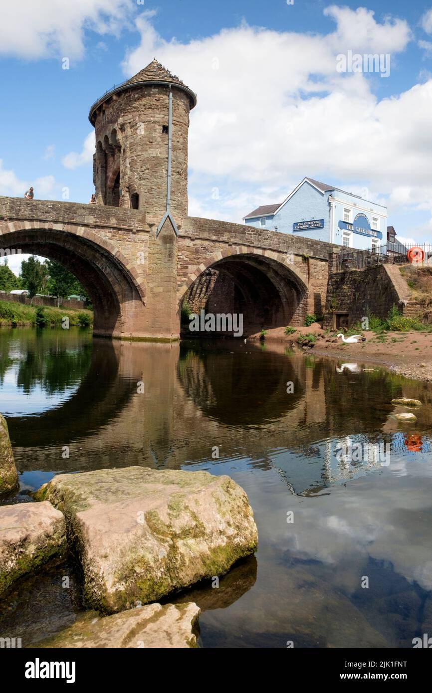 Around Monmouth a small town in the Wye Valley Monmouthshire Wales ...