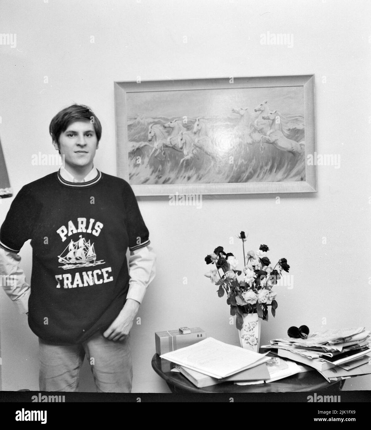 ALAN PRICE English pop musician at his London mews home in December ...