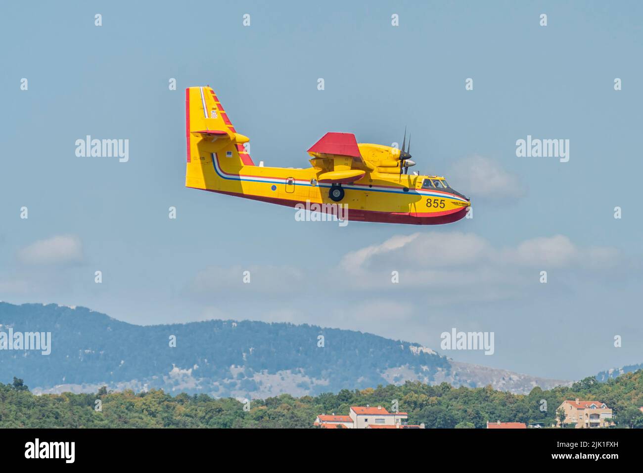 Canadair Plane in Rijeka, Croatia Stock Photo - Alamy