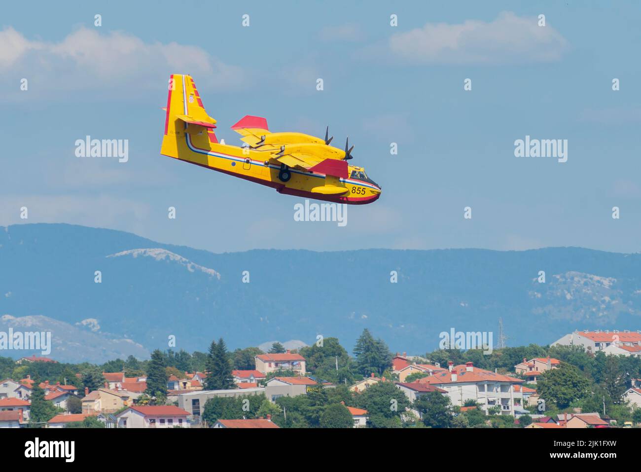 Canadair Plane in Rijeka, Croatia Stock Photo - Alamy
