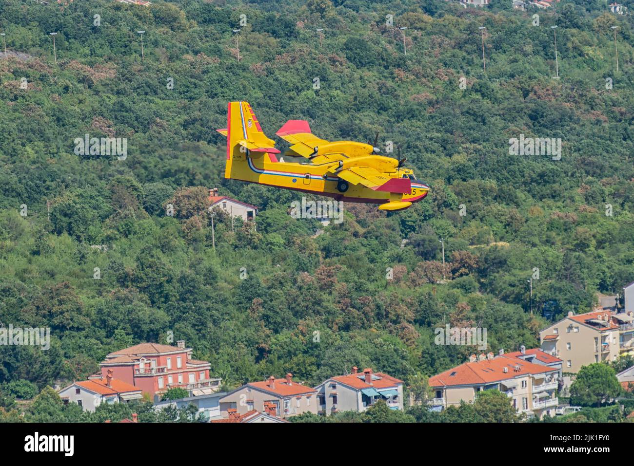 Canadair Plane in Rijeka, Croatia Stock Photo - Alamy