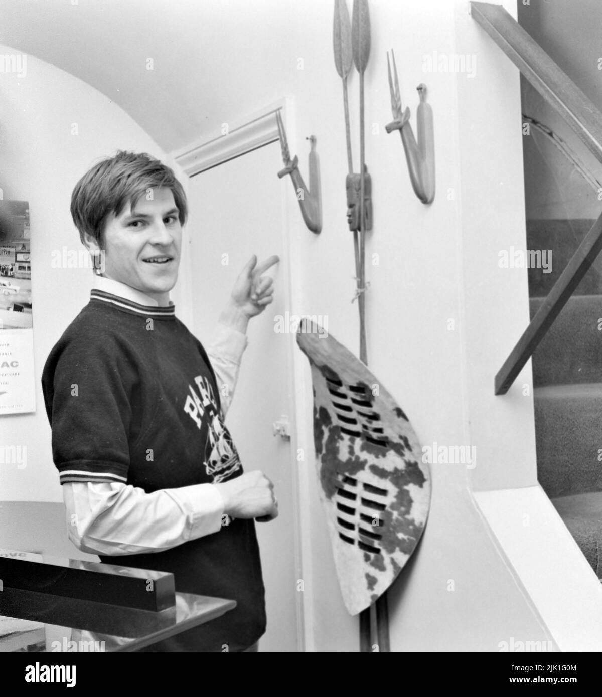 ALAN PRICE English pop musician at his London mews home in December ...