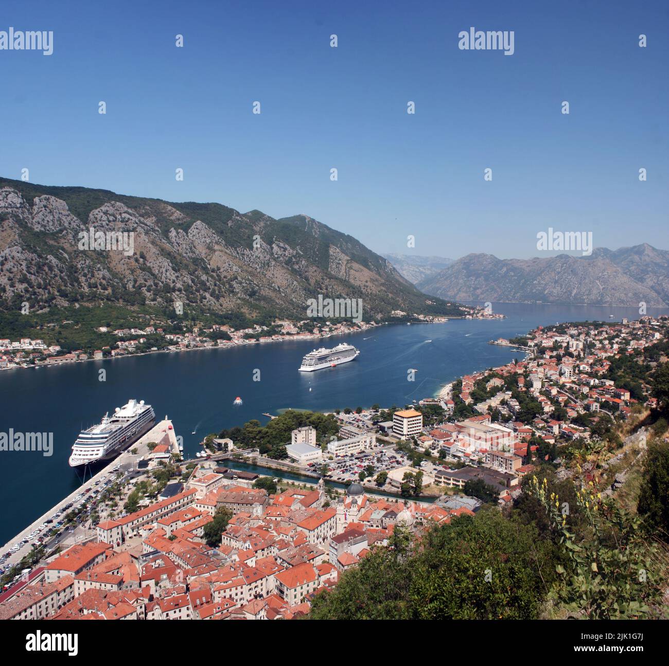 Port of Kotor in Montenegro Stock Photo - Alamy
