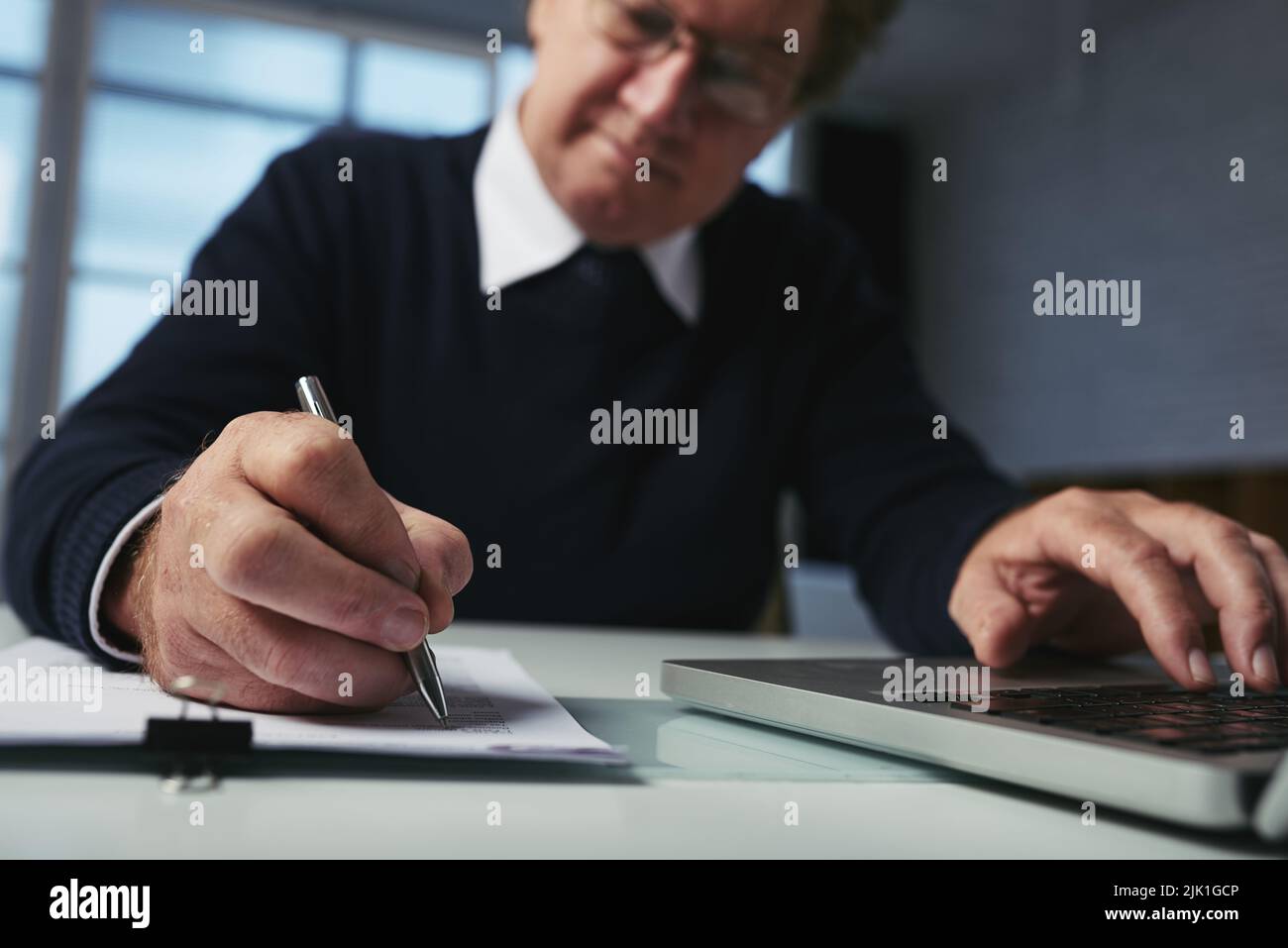 Businessman writing down ideas for new start-up, selective focus Stock ...