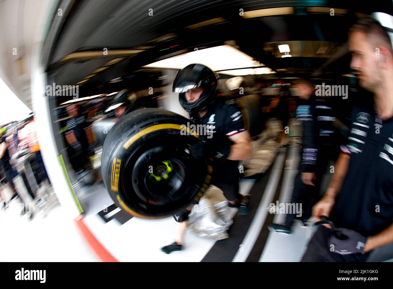 Budapest, Hungary. 29th July, 2022. Mercedes-AMG Petronas F1 Team, F1 ...