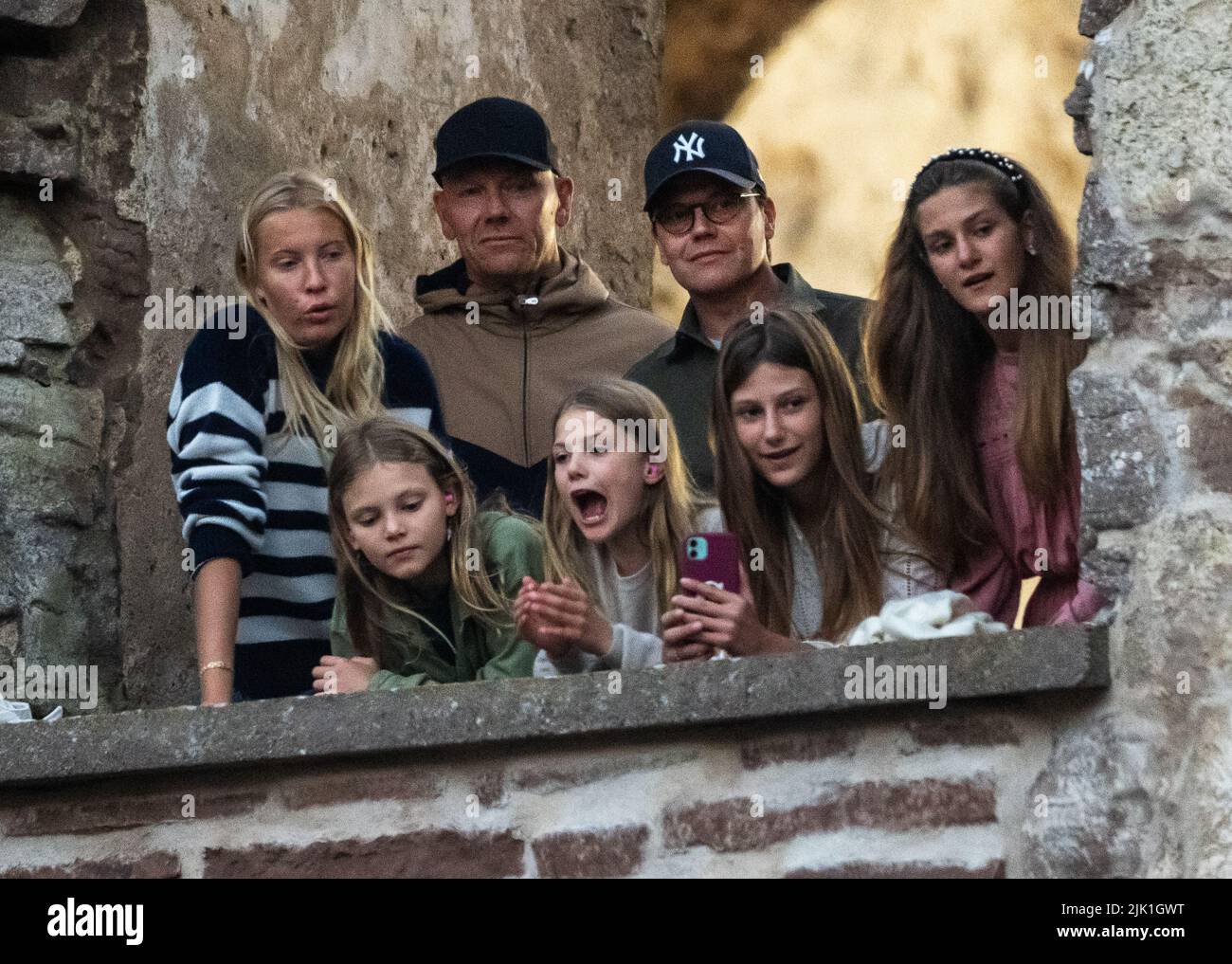 BORGHOLM 20220728 Prince Daniel, Mats Sundin, former Swedish ichhockey ... BORGHOLM 20220728 Prince Daniel, Mats Sundin, former Swedish ichhockey ...