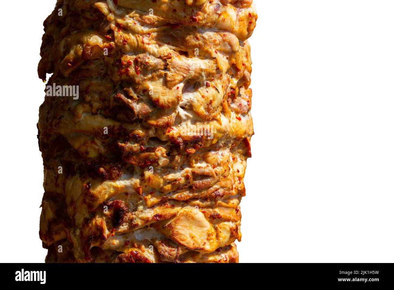 Barbecue beef rotating on white hi-res stock photography and images - Alamy