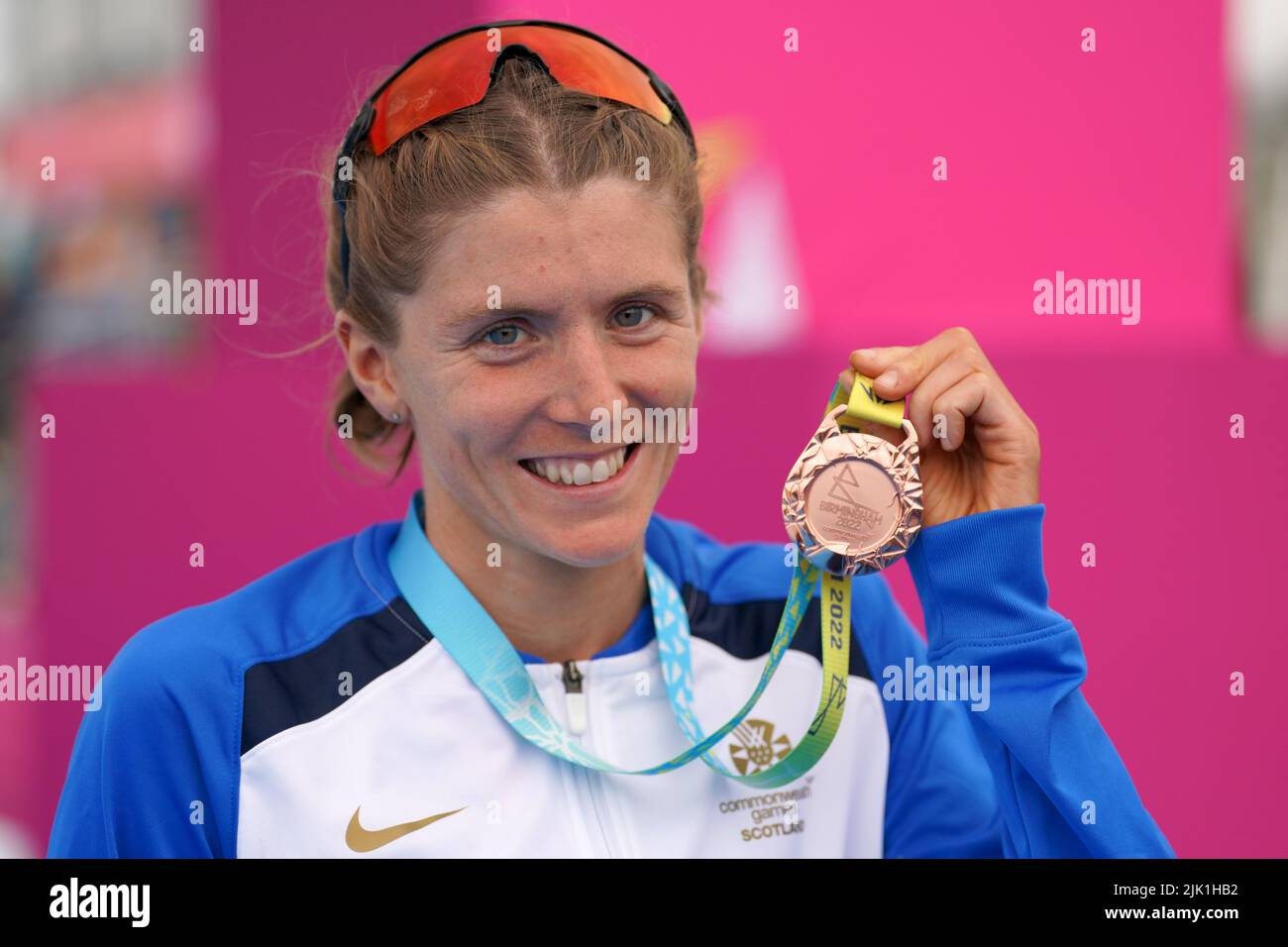 Scotland's Beth Potter with her Bronze Medal after placing third in the ...