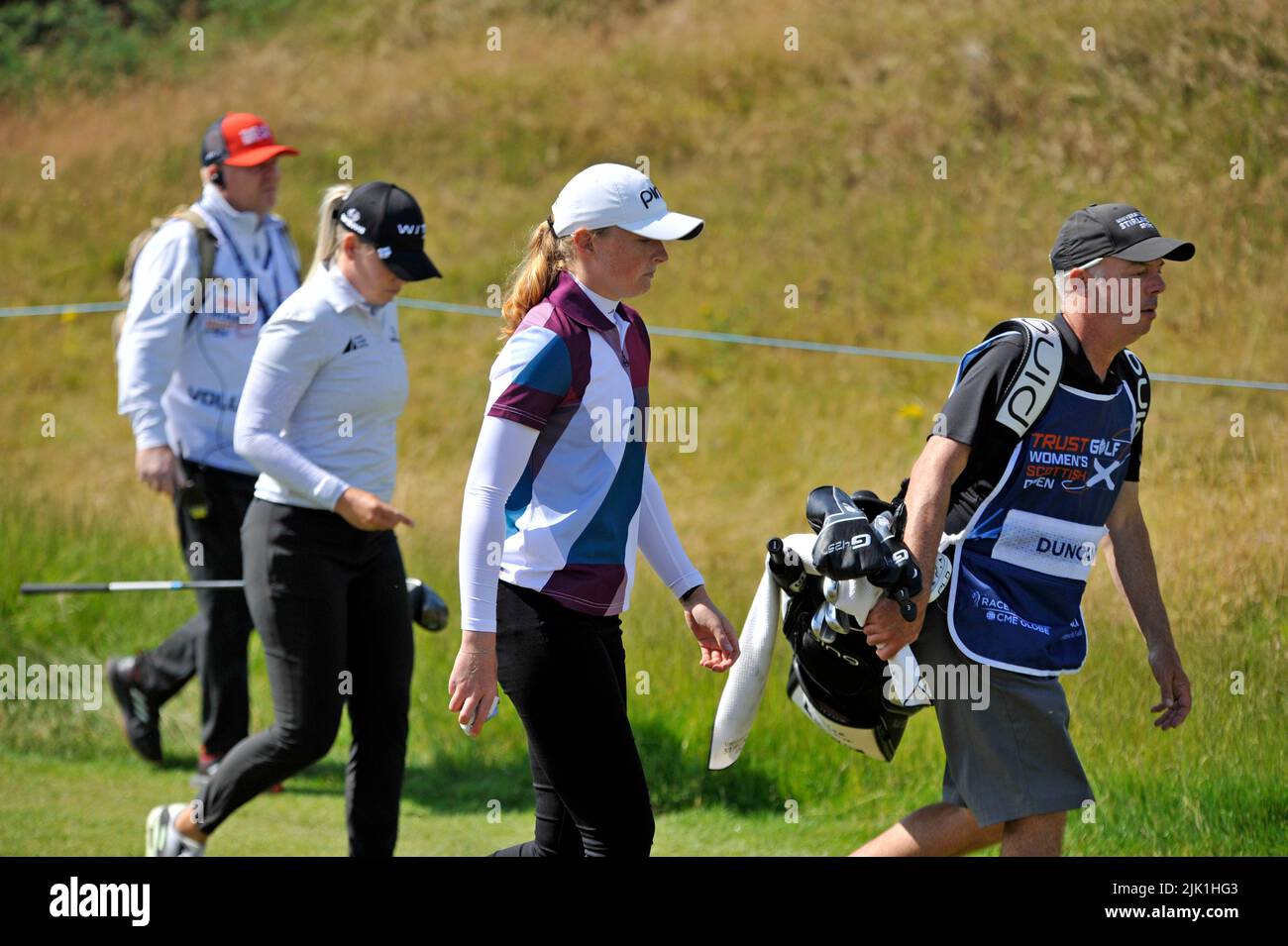 Louise Duncan at the Womens Scottish golf open in Dundonald Stock Photo ...