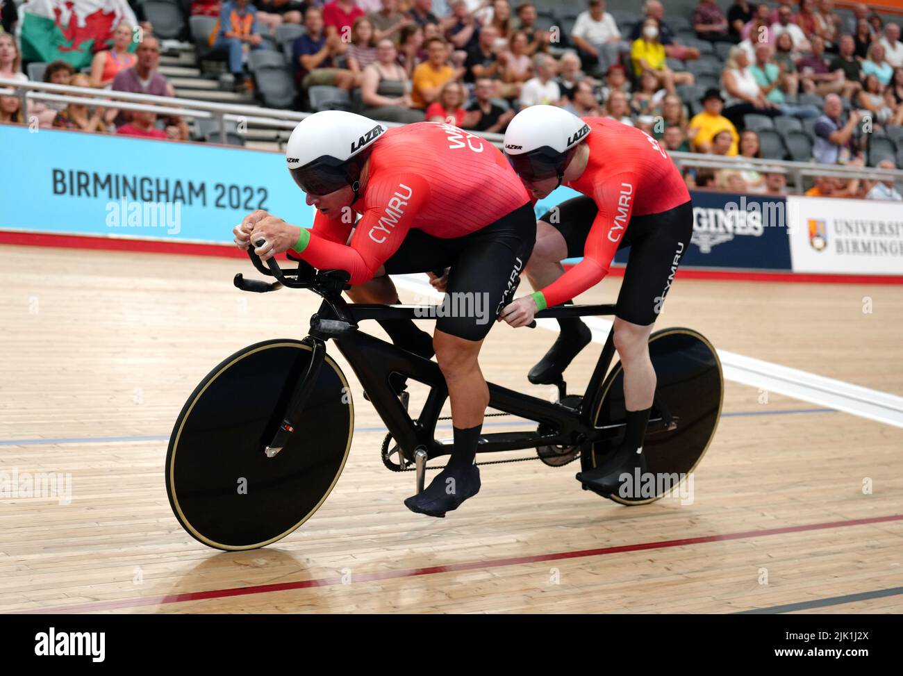 Wales' James Ball and pilot Matthew Rotherham on their way to winning ...